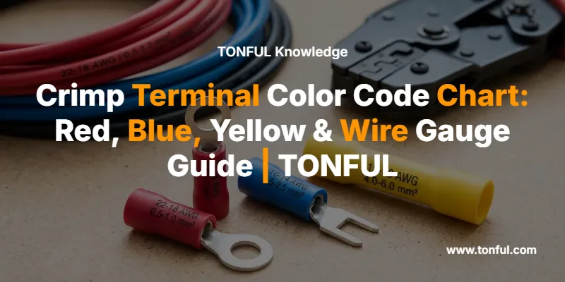 Tabella dei codici colore dei terminali a crimpare: guida al calibro ...