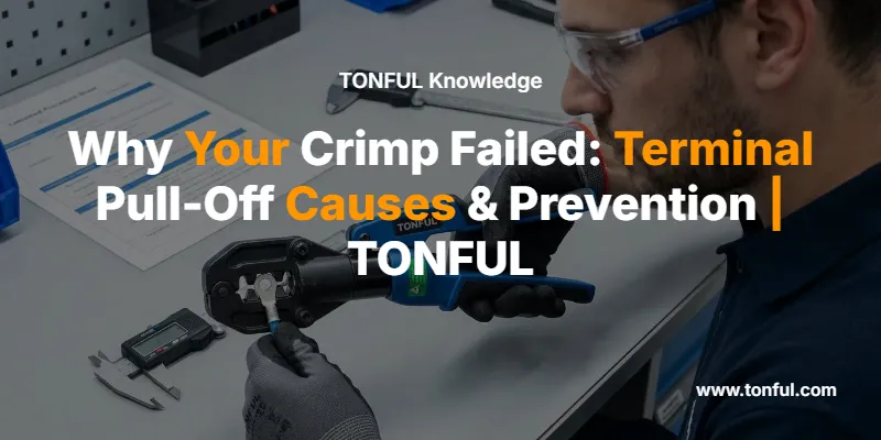 Why Your Crimp Failed: Terminal Pull-Off Causes & Prevention | TONFUL